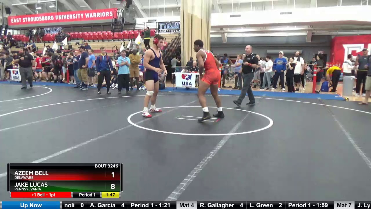 Junior Men 195 Azeem Bell Delaware Vs Jake Lucas Pennsylvania - YouTube