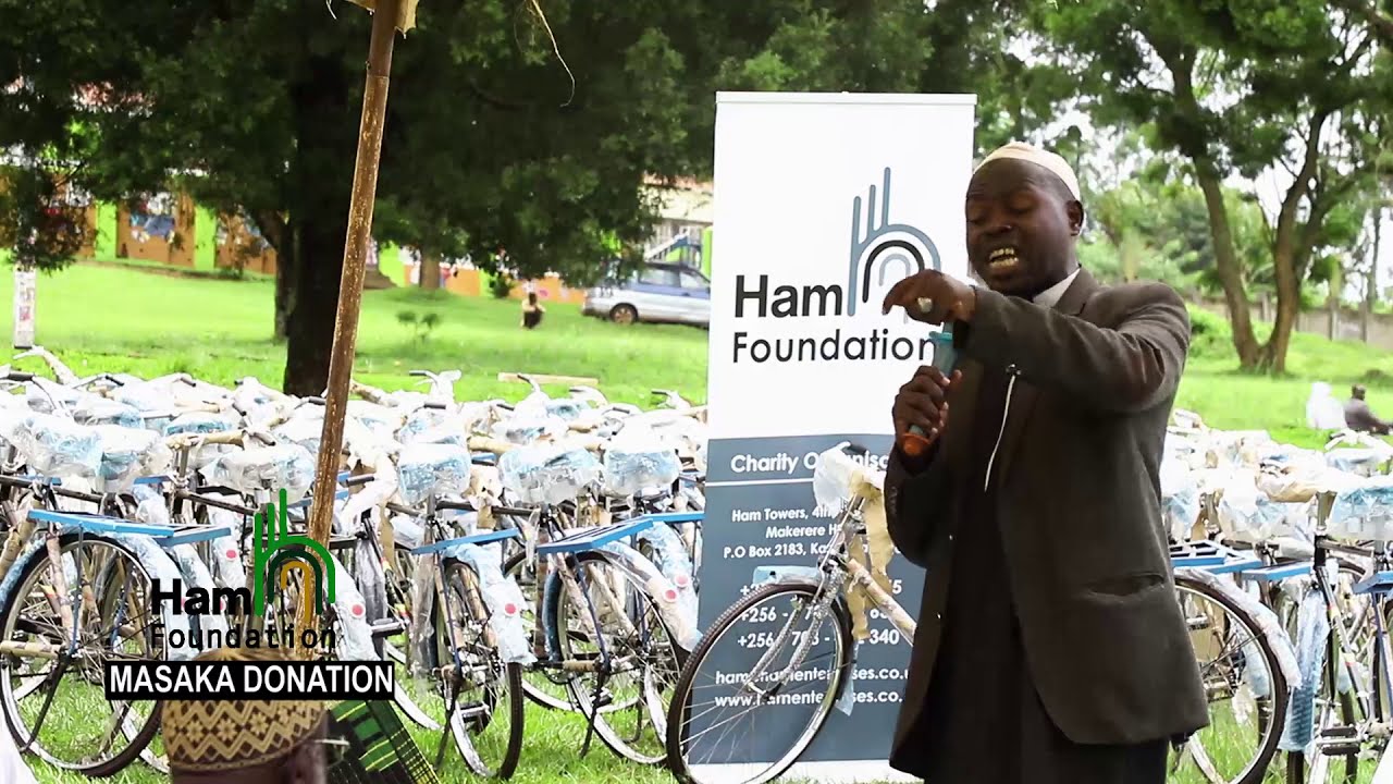 HAMIS KIGGUNDU THROUGH HIS CHARITY HAM FOUNDATION HAS DONATED BICYCLES ...