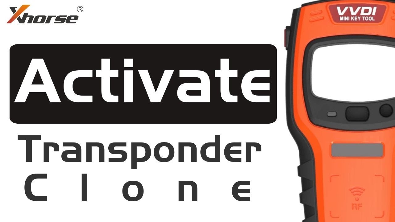 How to activate the transponder clone 48[96bits] on MINI KEY TOOL - YouTube