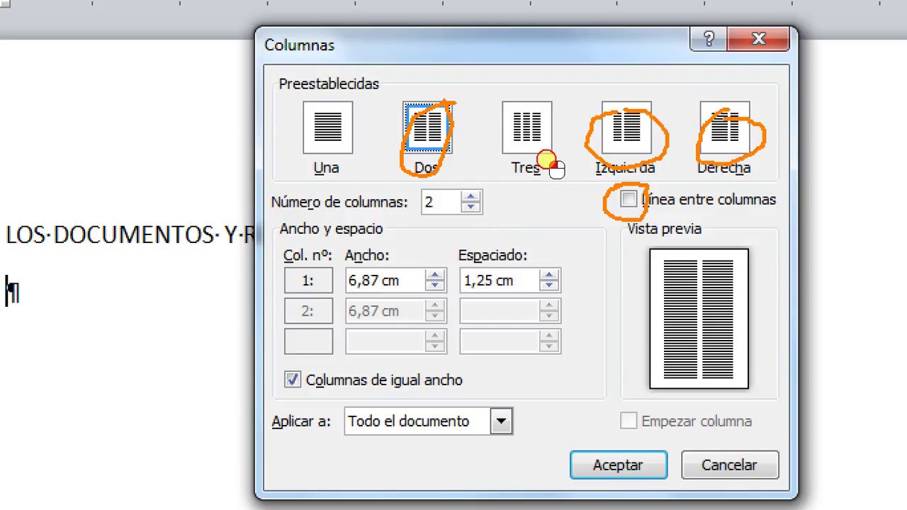 COMO CREAR COLUMNAS EN WORD. OFIMÁTICA FÁCIL CON MIGUEL ÁNGEL SIERRA ...