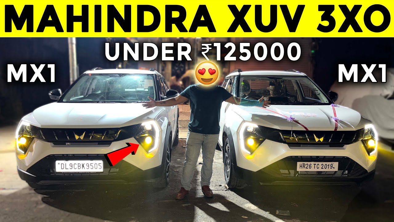 Budget Under ₹125,000 Mahindra XUV 3XO MX1 Modification With Pricing ...