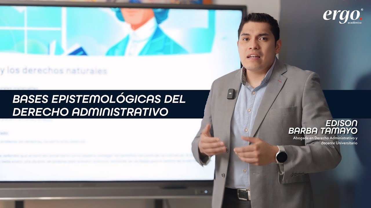 ergo académico - Edison Barba Tamayo "Bases Epistemológicas del Derecho ...