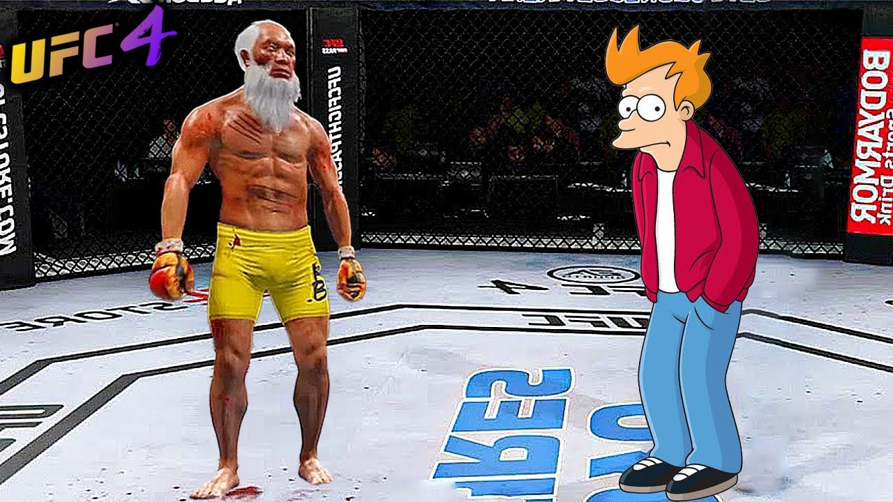 Philip J Fry vs. Old Bruce Lee - EA Sports UFC - YouTube