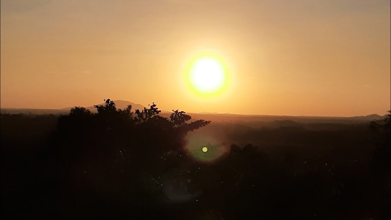 View Sunset Pemandangan Sore Di Puncak Gunung - YouTube