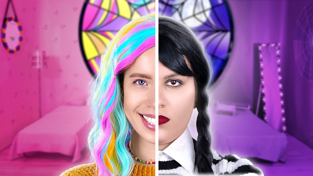 Makeover Kamar Wednesday vs Enid. Kerajinan Penuh Warna untuk Kamarmu ...