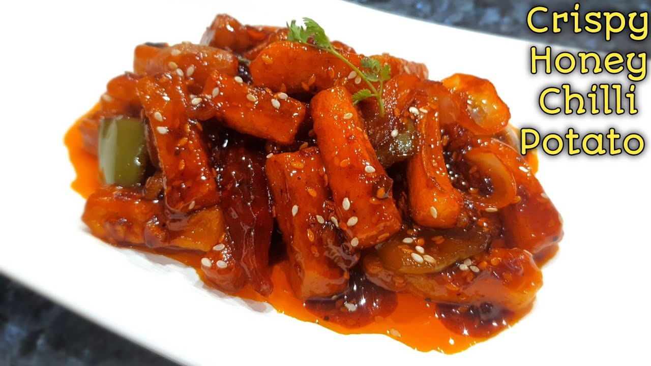 Crispy Honey Chilli Potato || Perfect Party Starter || Restaurant Style ...