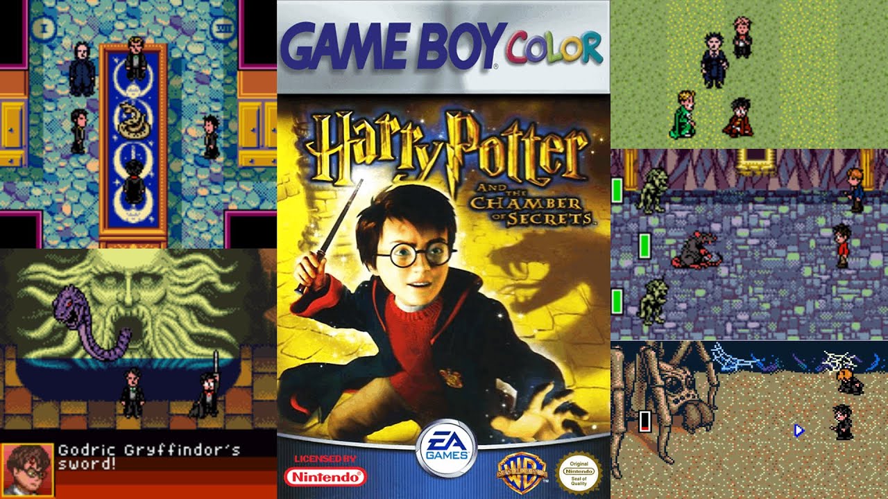 Harry Potter and the Chamber of Secrets (GBC) | Full Game Longplay ...