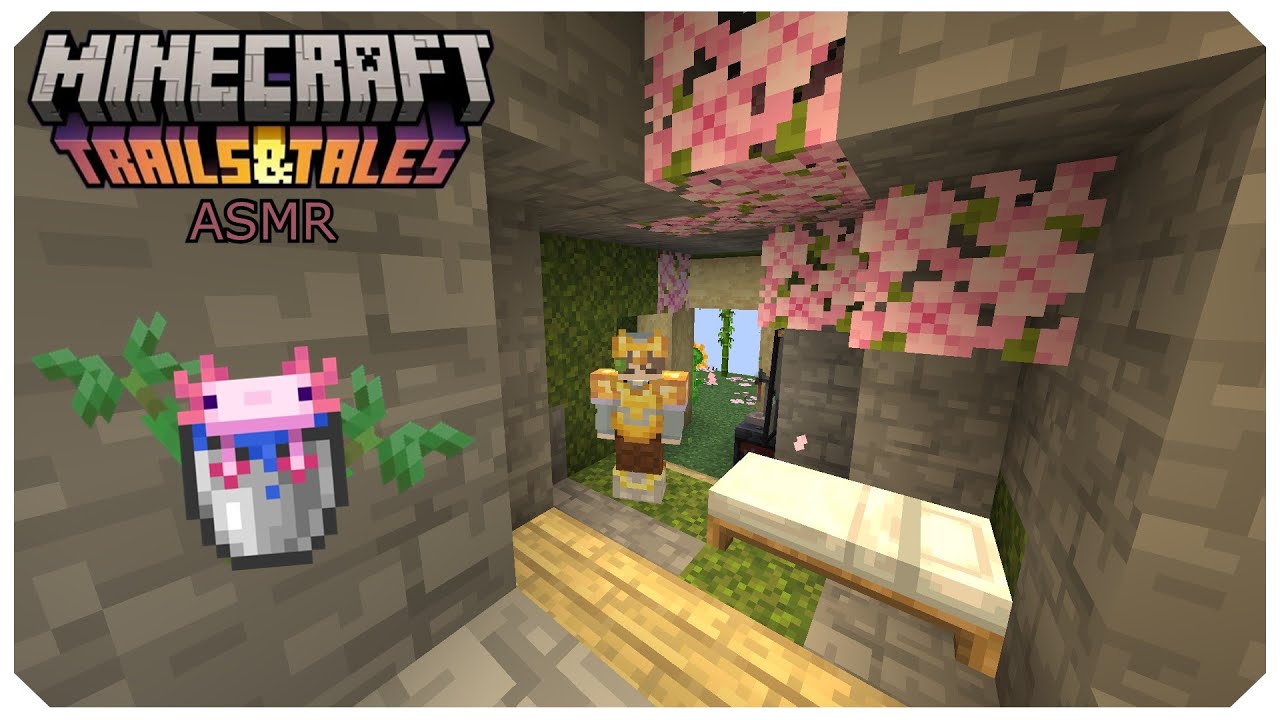 ASMR - Making An Axolotl Pond! - Soft Whispering, Music - Minecraft ...