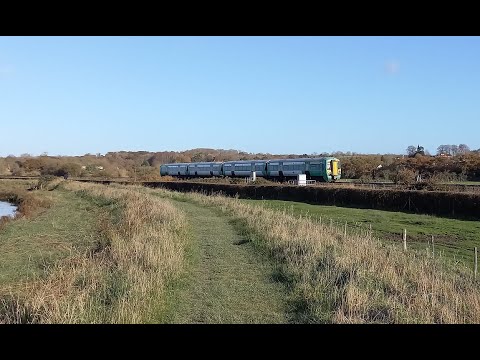 Trains around Arundel on 17th November 2021 on the Arun Valley Line ...