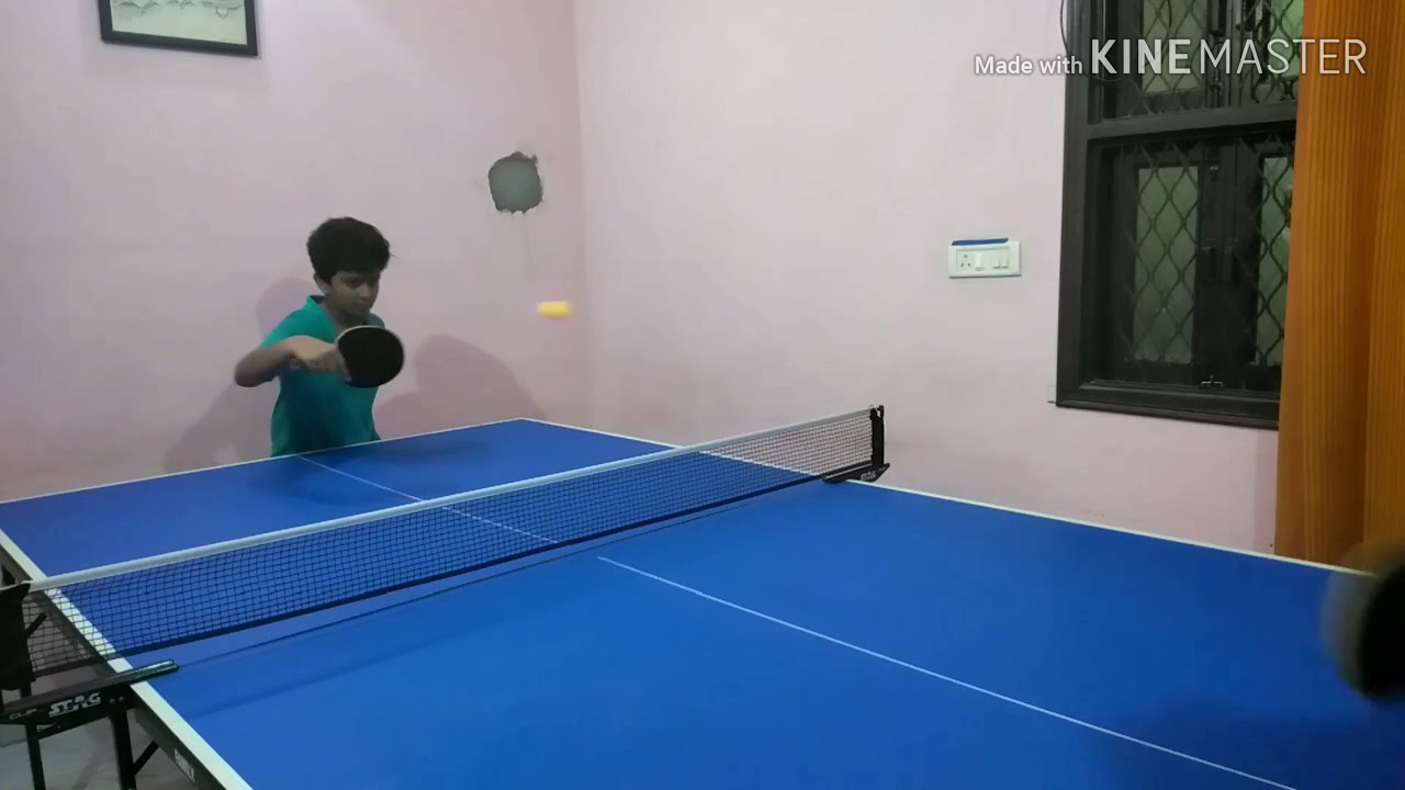 Table tennis backhand counter practice beginners part 2 - YouTube