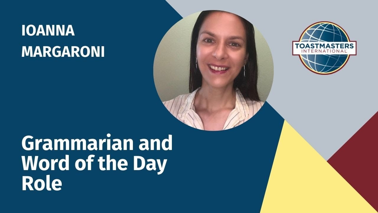 Grammarian and Word of the Day Role - YouTube