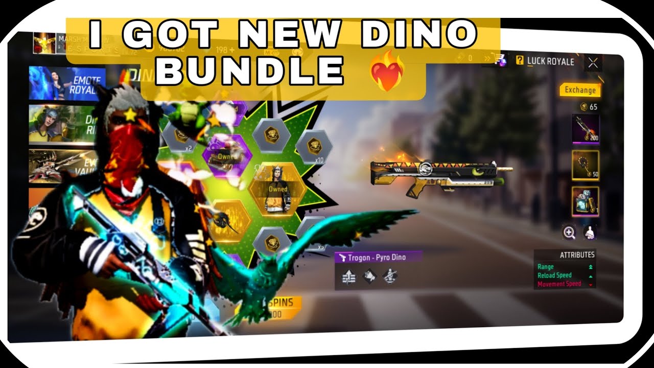 I GOT NEW DINO BUNDLE | FREE FIRE NEW EVENT BUNDEL #freefire # ...