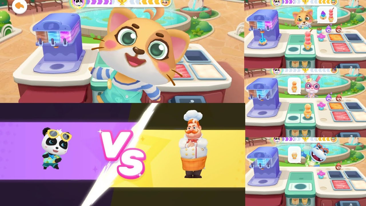 Little Panda's Ice Cream Bar Game | Gameplay | Part 1 - YouTube