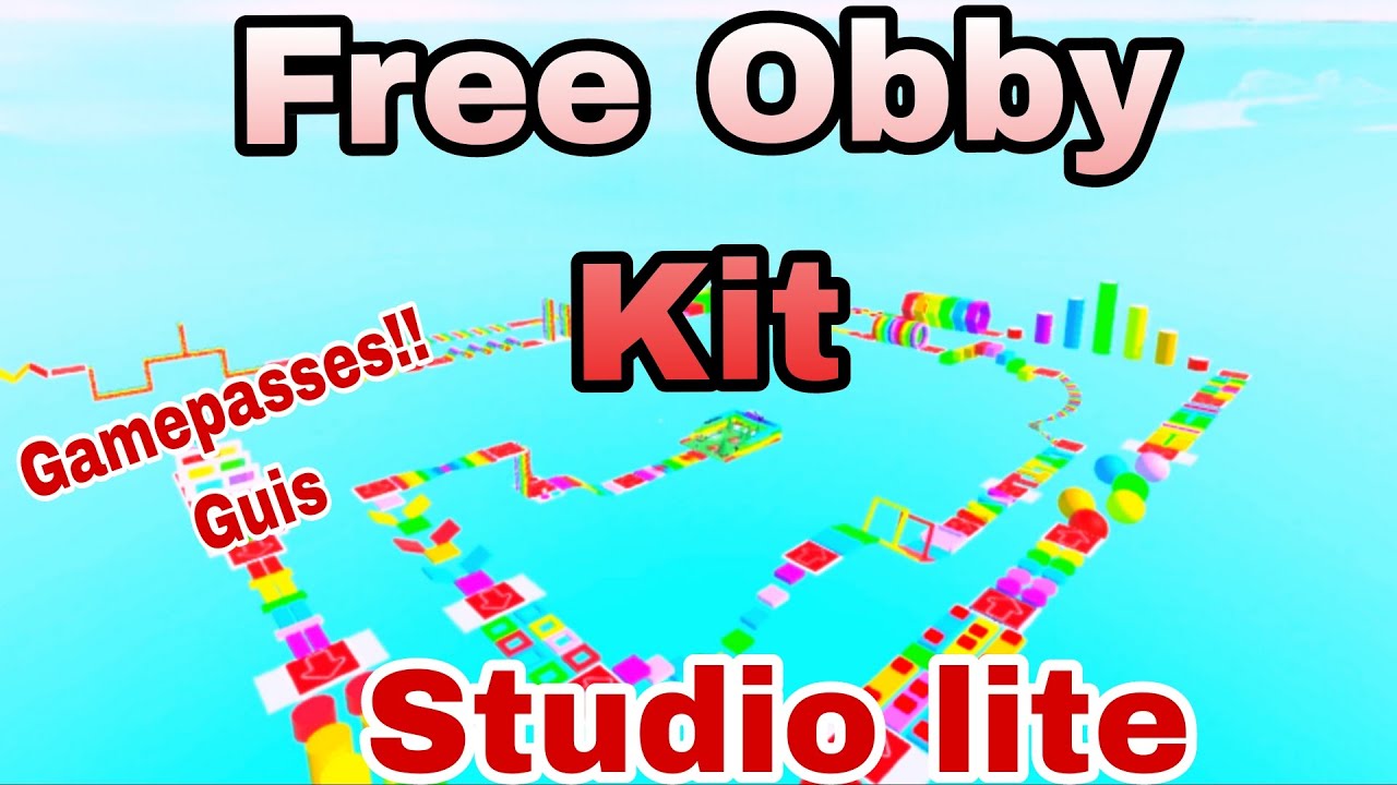 Free obby Kit ! STUDIO LITE #roblox #studiolite - YouTube