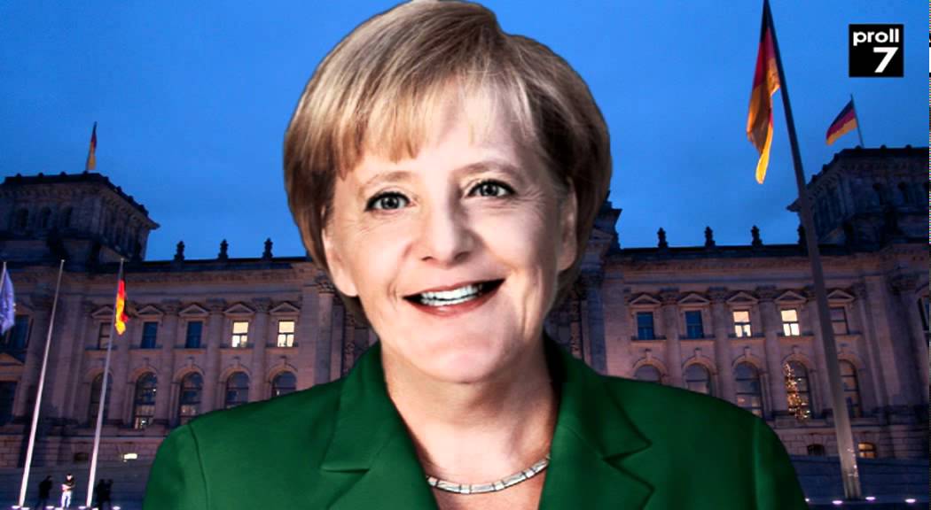 Angela Merkel erzählt einen lustigen Honecker Witz - YouTube