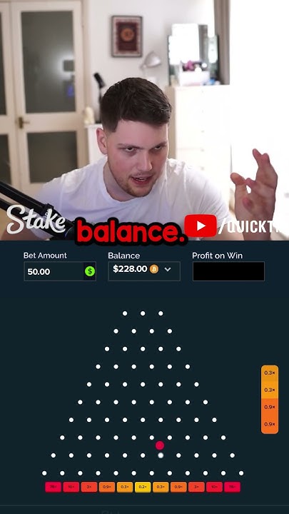 Another game of plinko #stake - YouTube