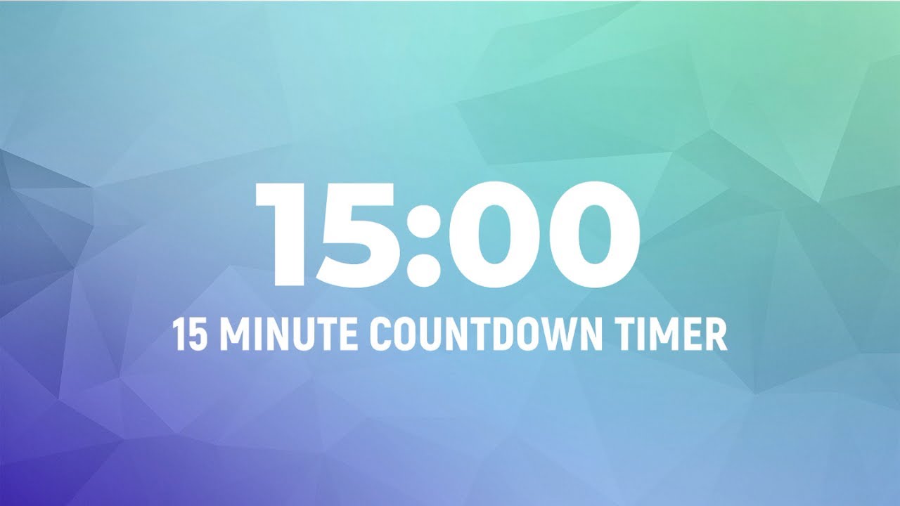 15 Minute Timer Countdown 2023 - YouTube