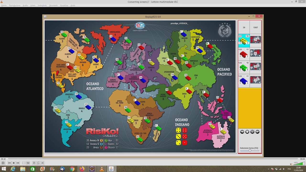 Finale del 2° Torneo online di RisiKo! del RCU Board - YouTube
