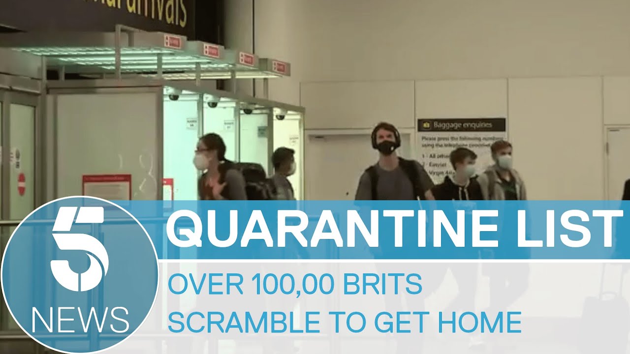 Coronavirus: France added to UK list of quarantine countries | 5 News ...