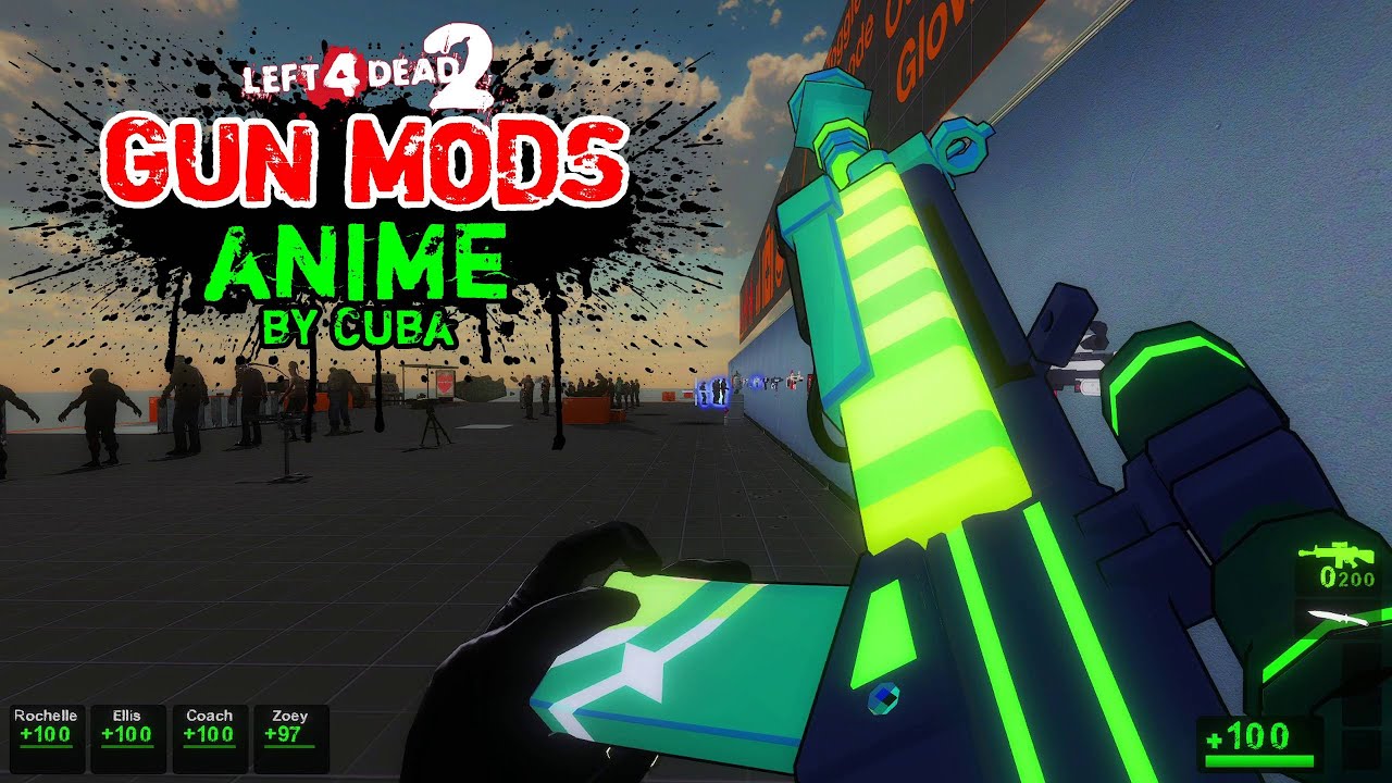 Anime Gun Mods by Cuba - Left 4 Dead 2 #l4d #coop #เอาชีวิตรอด #gaming ...