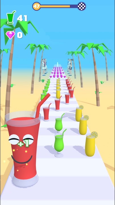 47 Juice Run 🥤 😝🧃 👾 Satisfying And Relaxing ASMR Sound Gameplay. #stmkgaming #shorts #gaming ...