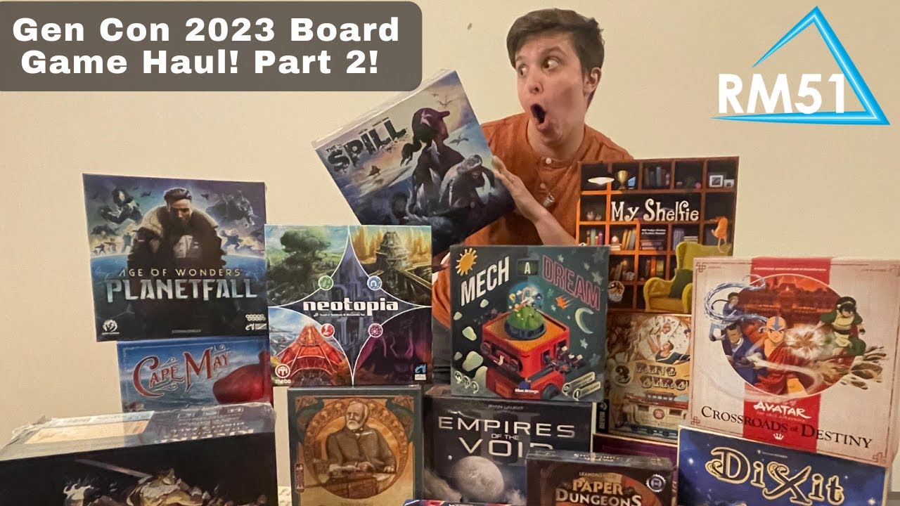 Gen Con 2023 Haul!! | Part 2- The Games I Bought| Room 51 - YouTube
