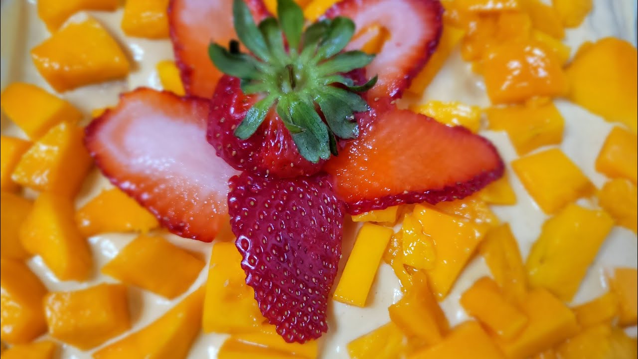 HOW TO MAKE MANGO FLOAT|PAANO GAWIN ANG MANGO FLOAT NA LASANG LASA ANG ...