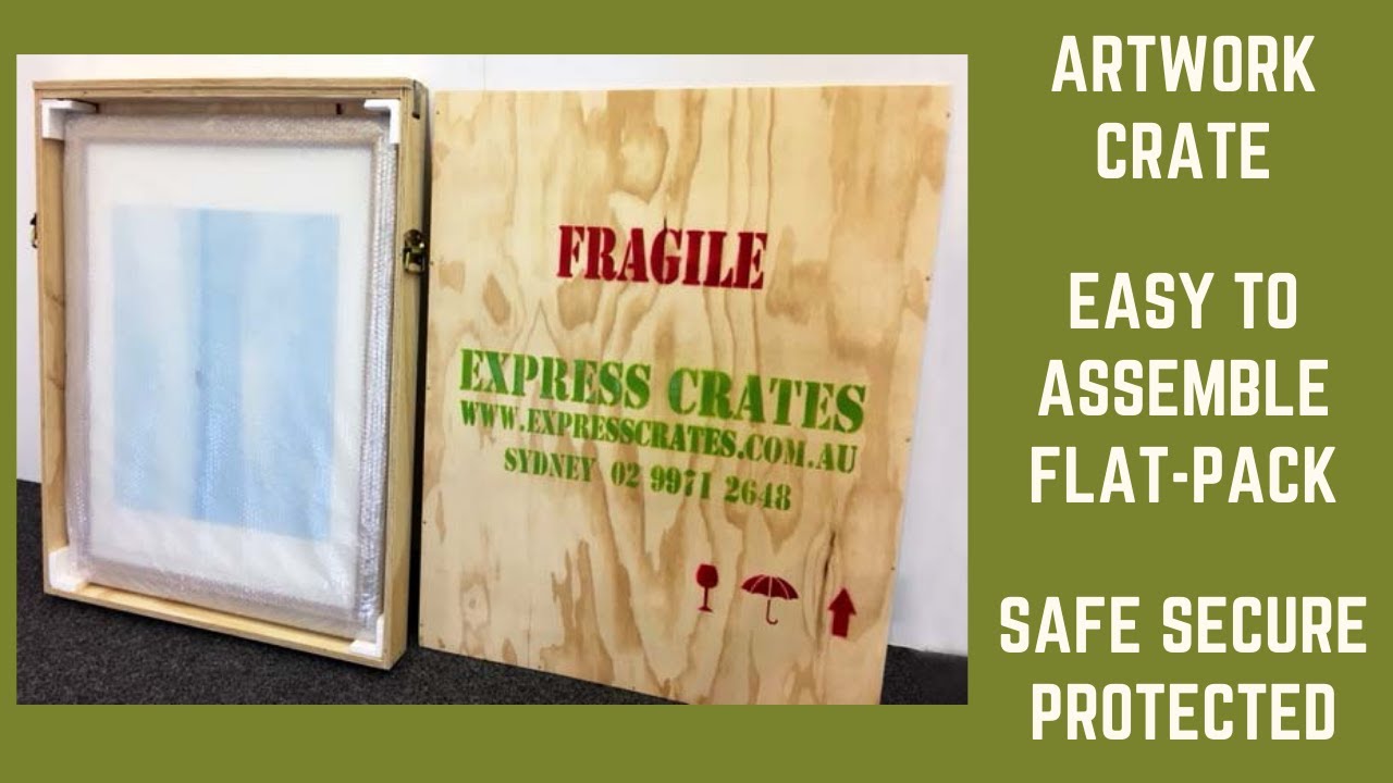 Artwork Shipping Crates or Art Storage Boxes - YouTube