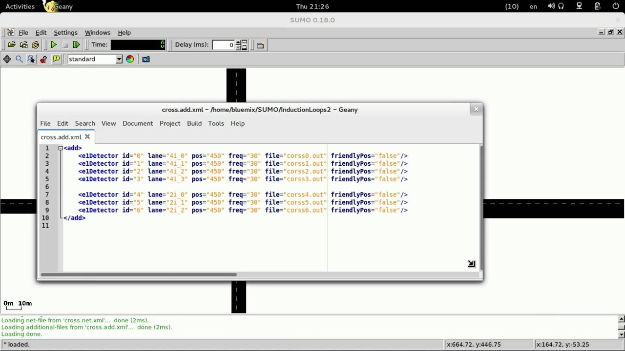 How to use a single SUMO intersection with Veins - YouTube