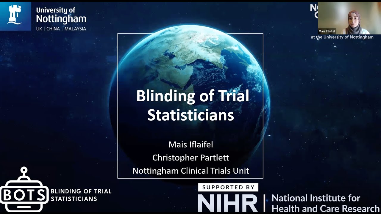 Blinding of Trial Statisticians in Clinical Trials - YouTube