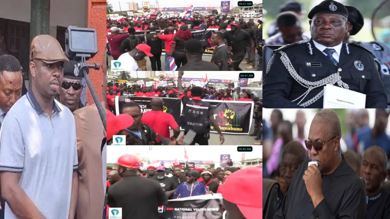 Abronye ....as 0ver 10000 NPP youth shakes Accra ,Yohonu and Mahama ...