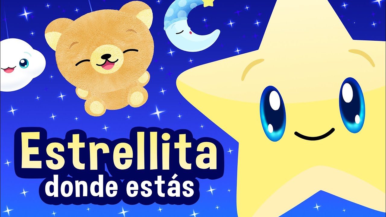 Estrellita donde estas 🌟🎵 Musica para Dormir Bebes ️👶💤🎵 Cancion de Cuna ...