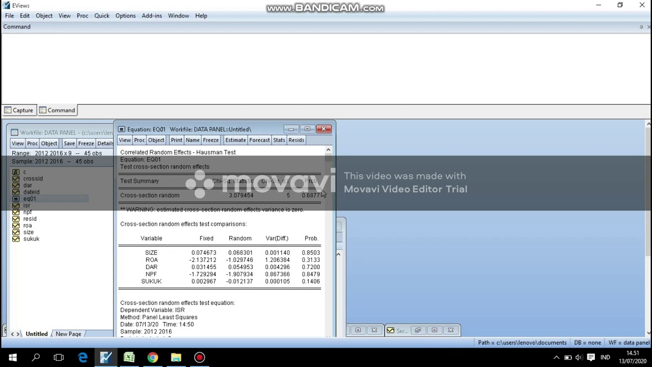 Teknik Pemilihan Model Regresi Data Panel pada Analisis Regresi Data ...