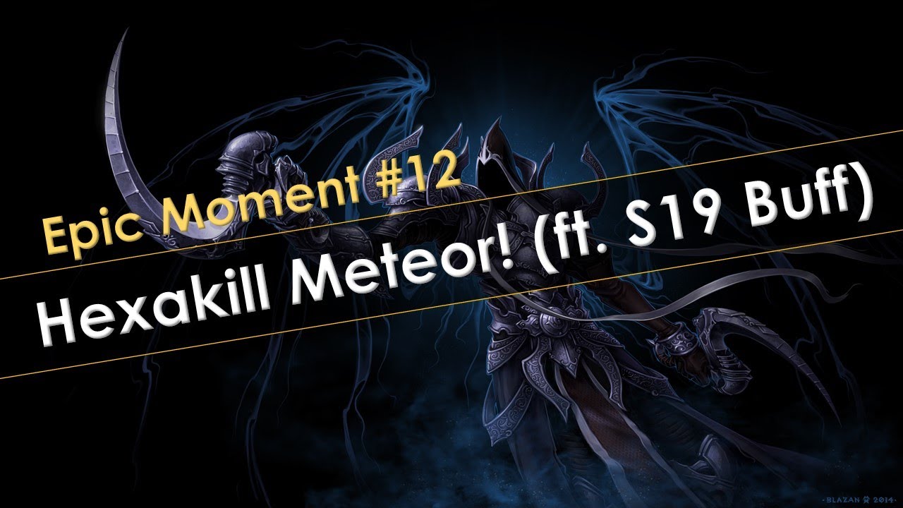 Diablo 3 Hexakill Meteor featuring the S19 Seasonal Buff - YouTube