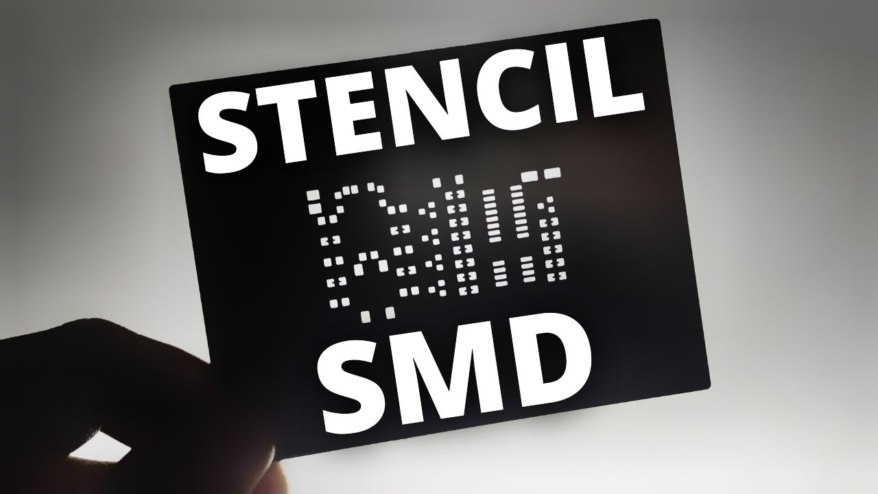 ⚡ APRENDE Cómo USAR un STENCIL para Soldar SMD!! - YouTube