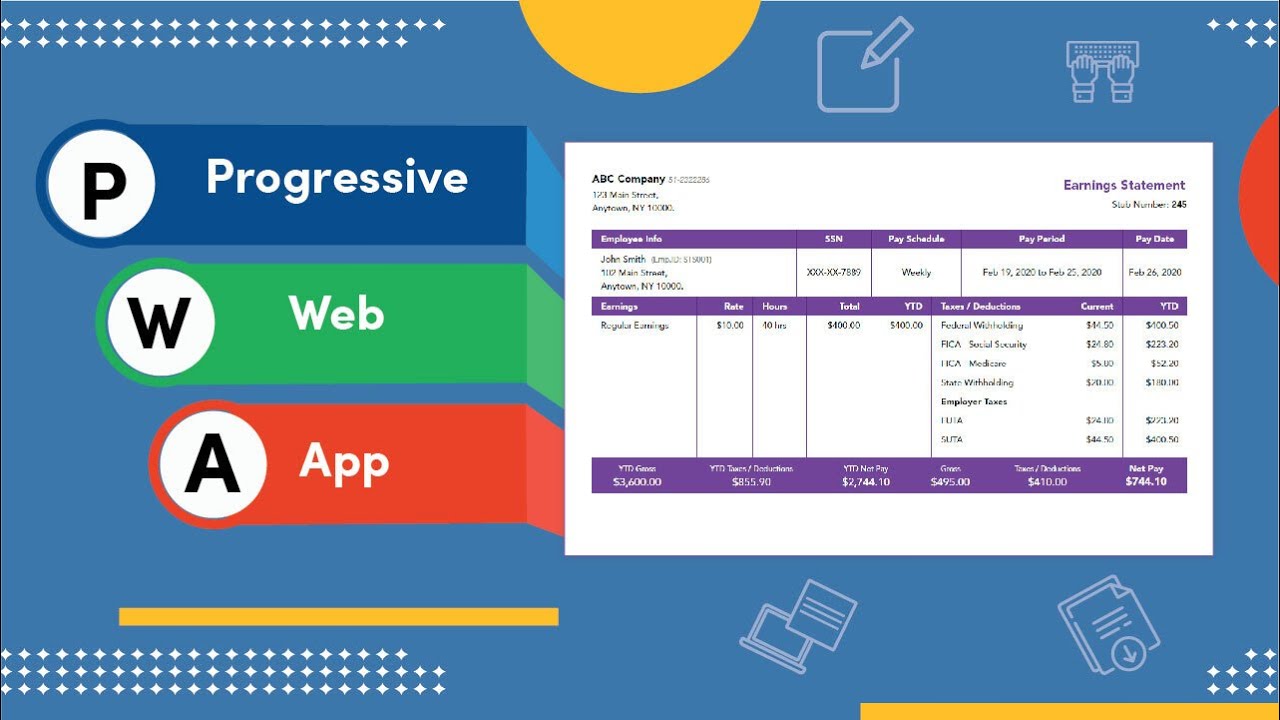 How to Create Pay Stubs in Mobile Without Installing an App? - YouTube