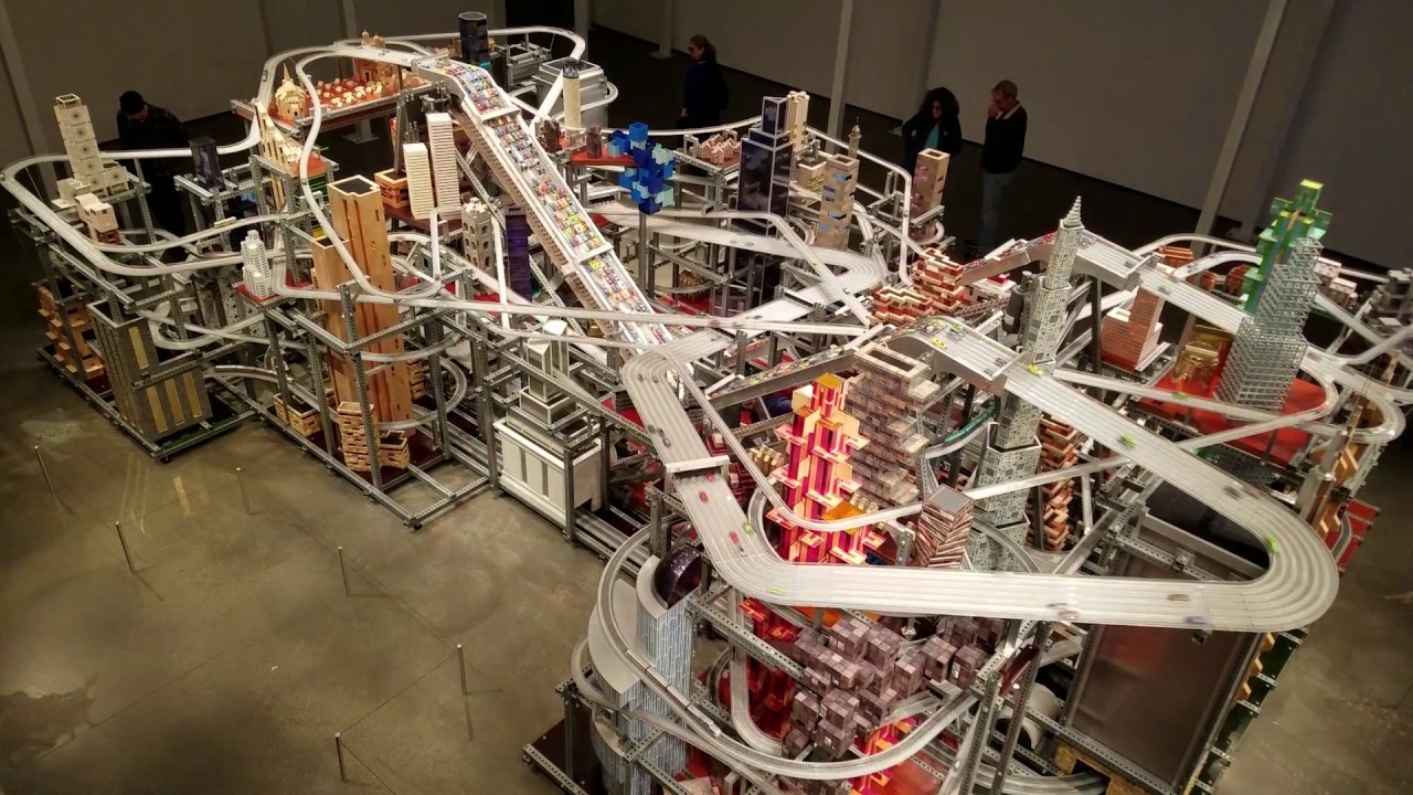 Overhead view of Metropolis II at LACMA - YouTube