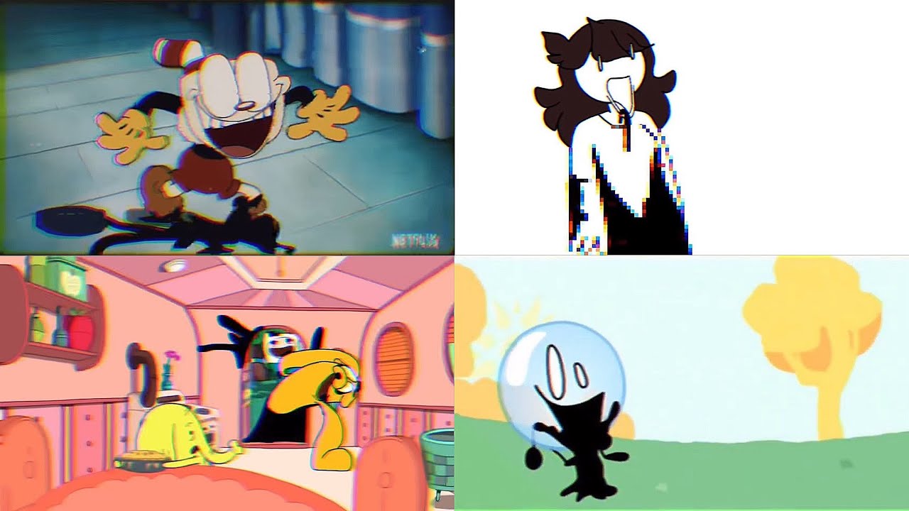 1 Second Of Every PIBBY GLITCH Video From 3 Different Pibby Animators ...