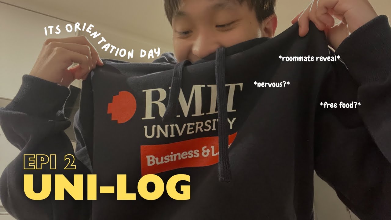 its orientation day! | RMIT University | uni-log epi2 - YouTube