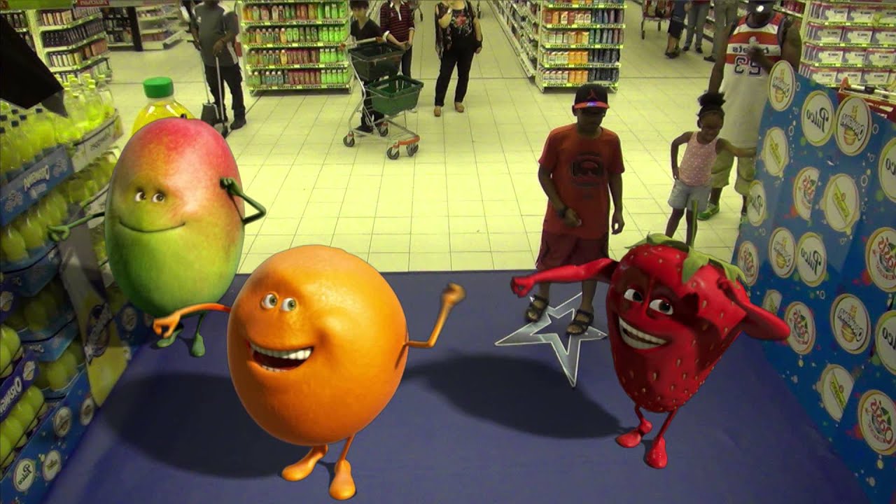 Oasis Fruit Show Erwan Labeth Auchan Velizy 601 - YouTube