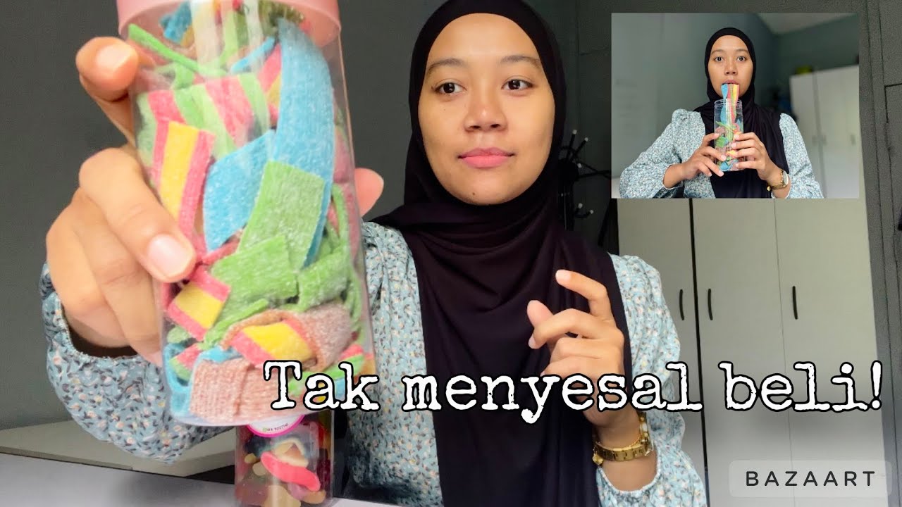 Review Sourbelt Gummy Viral Kat Tiktok - YouTube