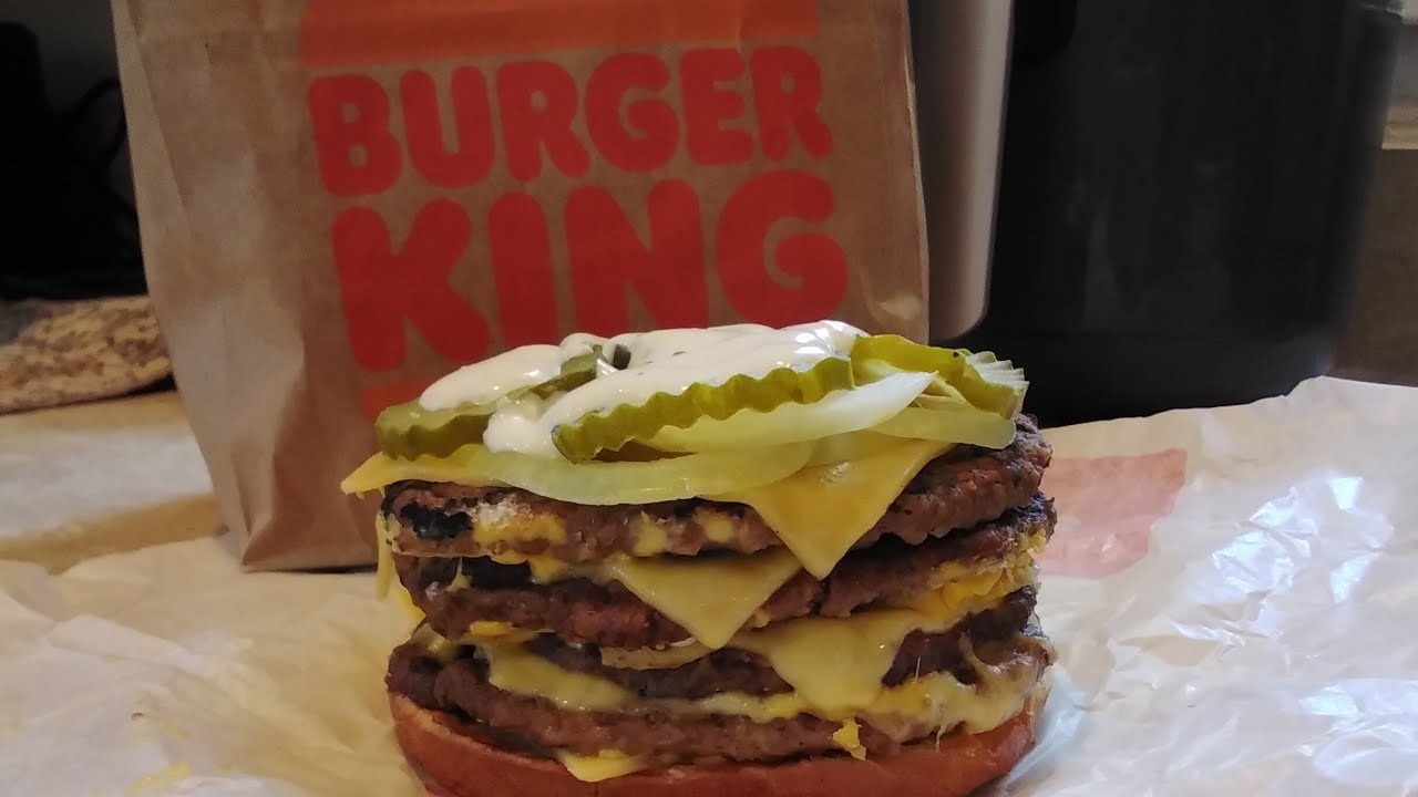 New From Burger King Japan The King Yeti Super One Pound Beef Burger🍔 Youtube