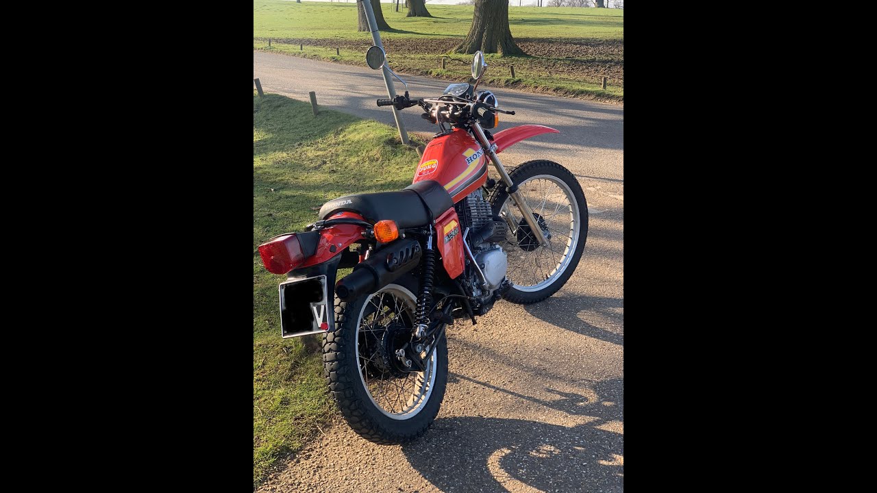 For sale Honda XL500S 1979 April 2021 - YouTube