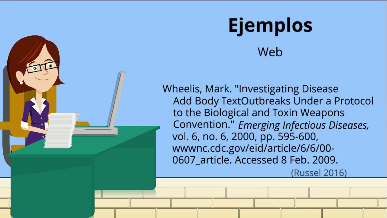 Referencias bibliográficas utilizando MLA 8va edición - YouTube