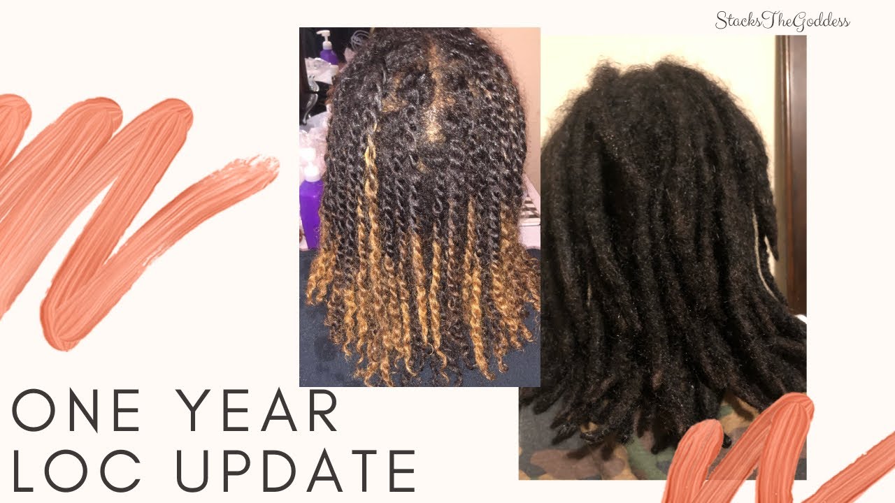 ONE YEAR LOC UPDATE | TWO STRAND TWIST STARTER LOCS - YouTube