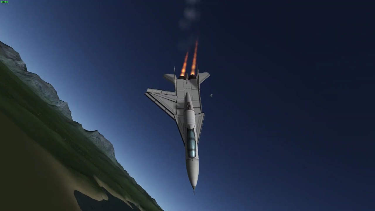 KSP Breaking Ground: Mystery plane revealed: F-22 Raptor (KSP 1.8.1 ...