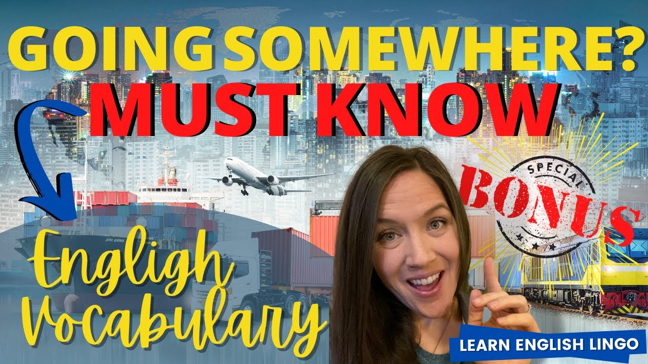 Traveling? Getting Around Town? | Helpful English Vocabulary - YouTube