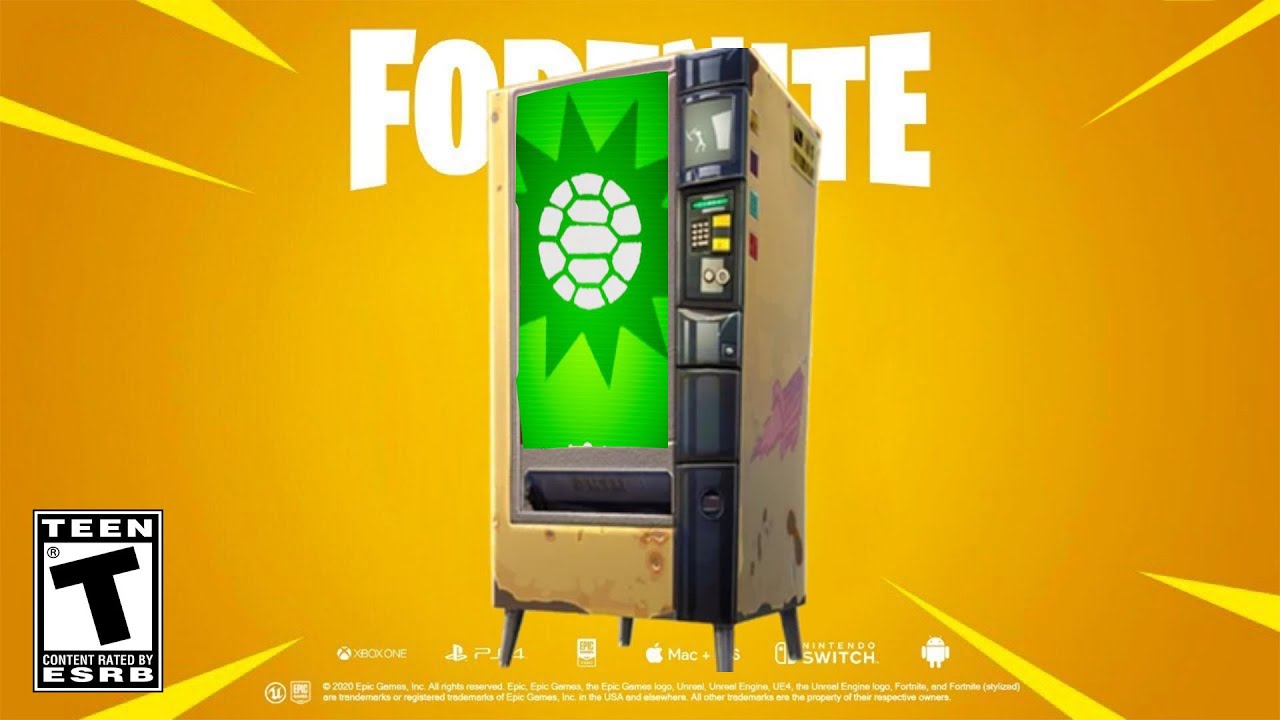 How To Get TMNT Ninja Turtle Vending Machines in Fortnite Chapter 5 ...