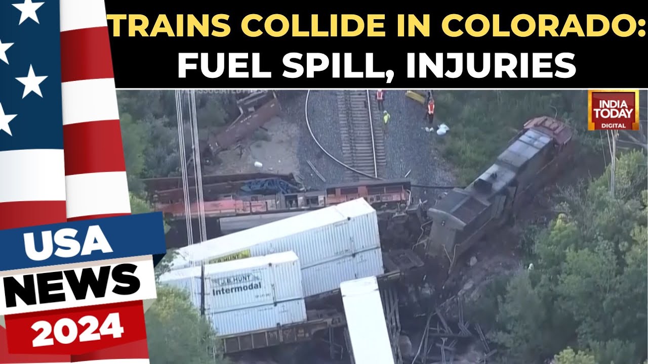 US CO Train Crash: 2 Trains Collide In Colorado, Spilling Fuel ...