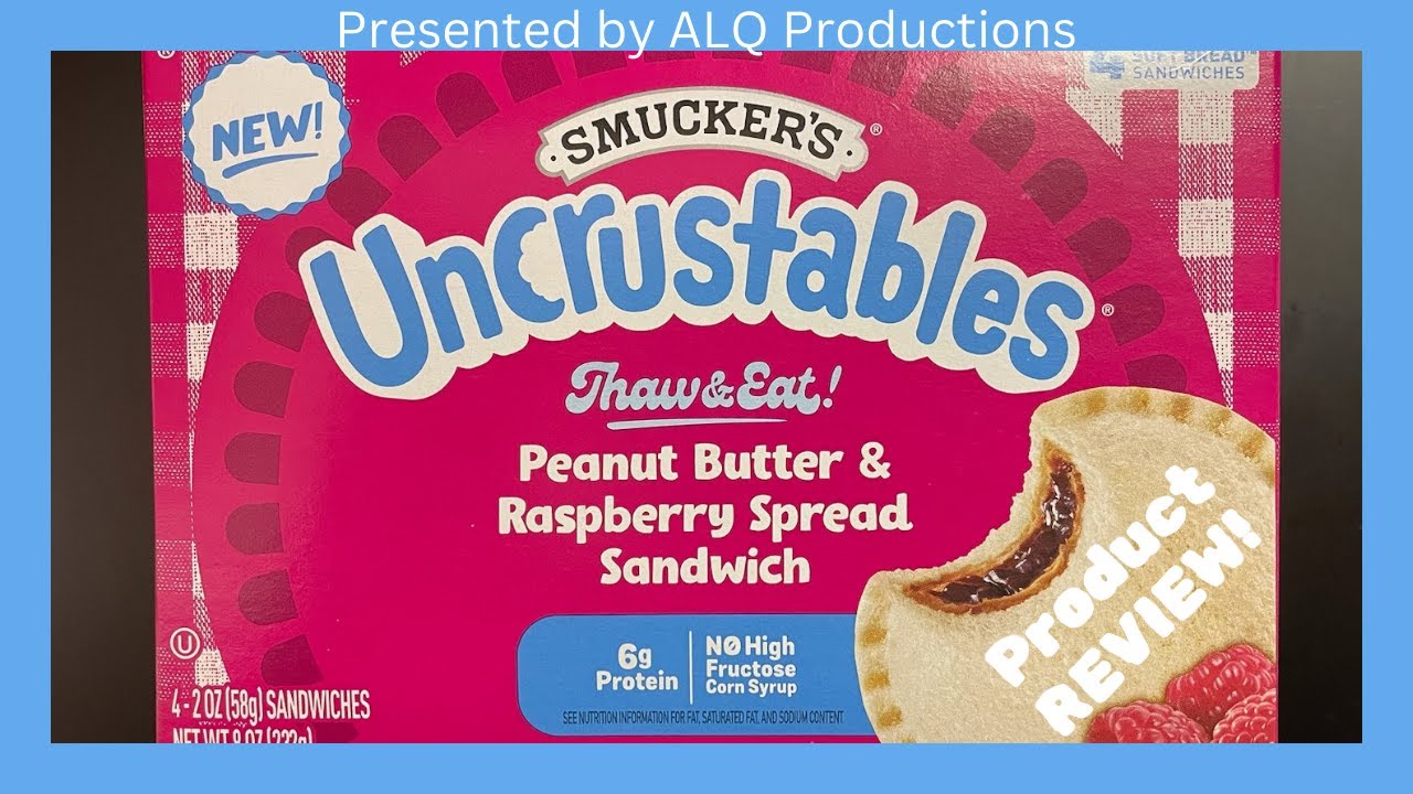 *NEW* Smucker's Raspberry Uncrustables Review - YouTube